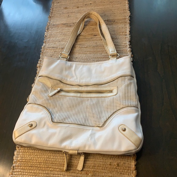 Big Buddha | Bags | Buddha Bag White Leather Shoulder Bag | Poshmark
